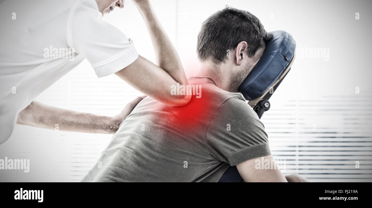 Massage man back hi-res stock photography and images - Alamy