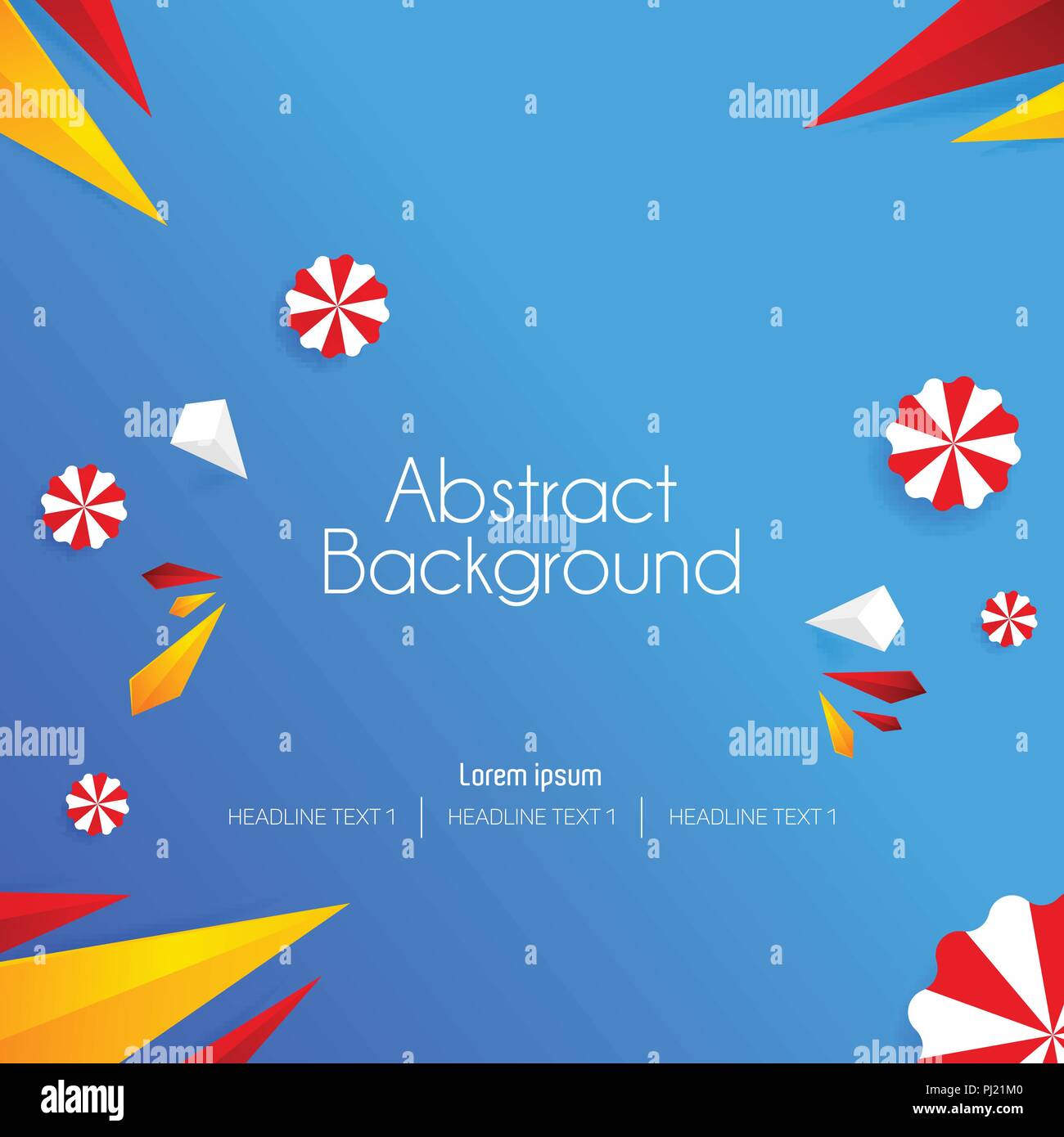 3d Abstract Background funky art vector illustrations Stock Vector ...