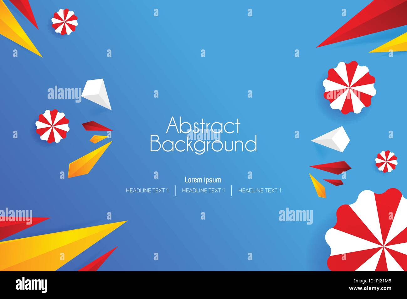 3d Abstract Background funky art vector illustrations Stock Vector ...