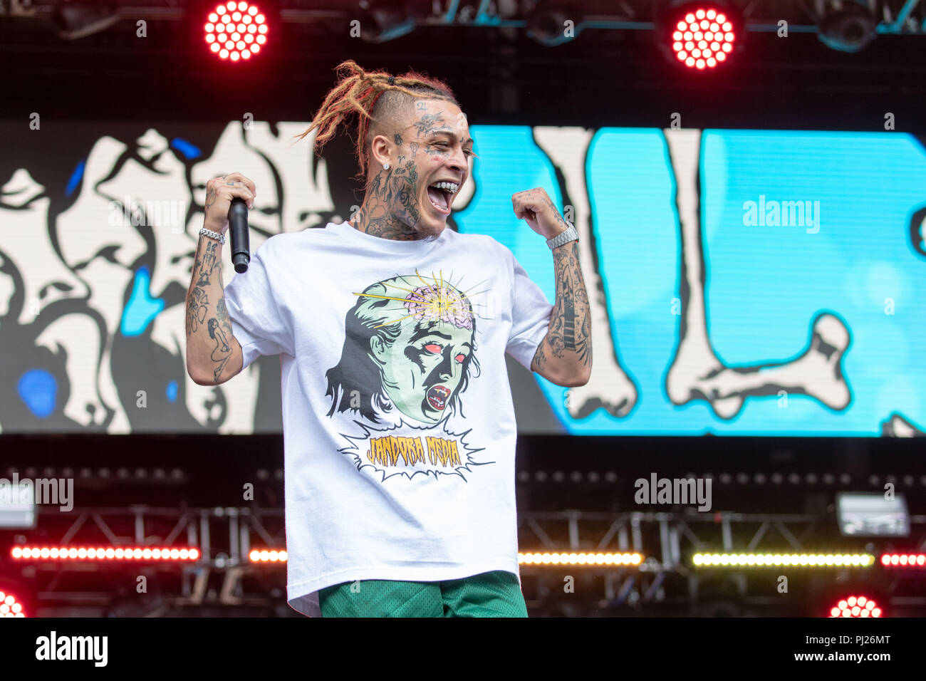 September 2, 2018 - Philadelphia, Pennsylvania, U.S - Rapper LIL SKIES ...