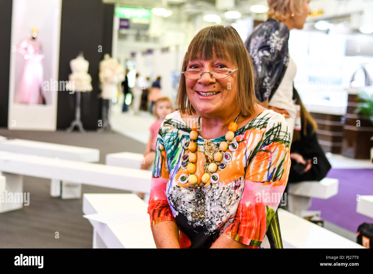 London, UK. 3rd September, 2018. Hilary Alexander, Fashion journalist ...