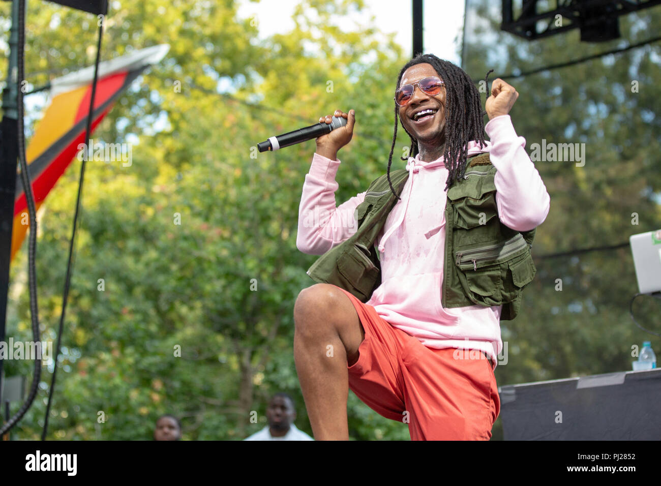 Philadelphia, Pennsylvania, USA. 2nd Sep, 2018. Rapper LIL B (BRANDON ...
