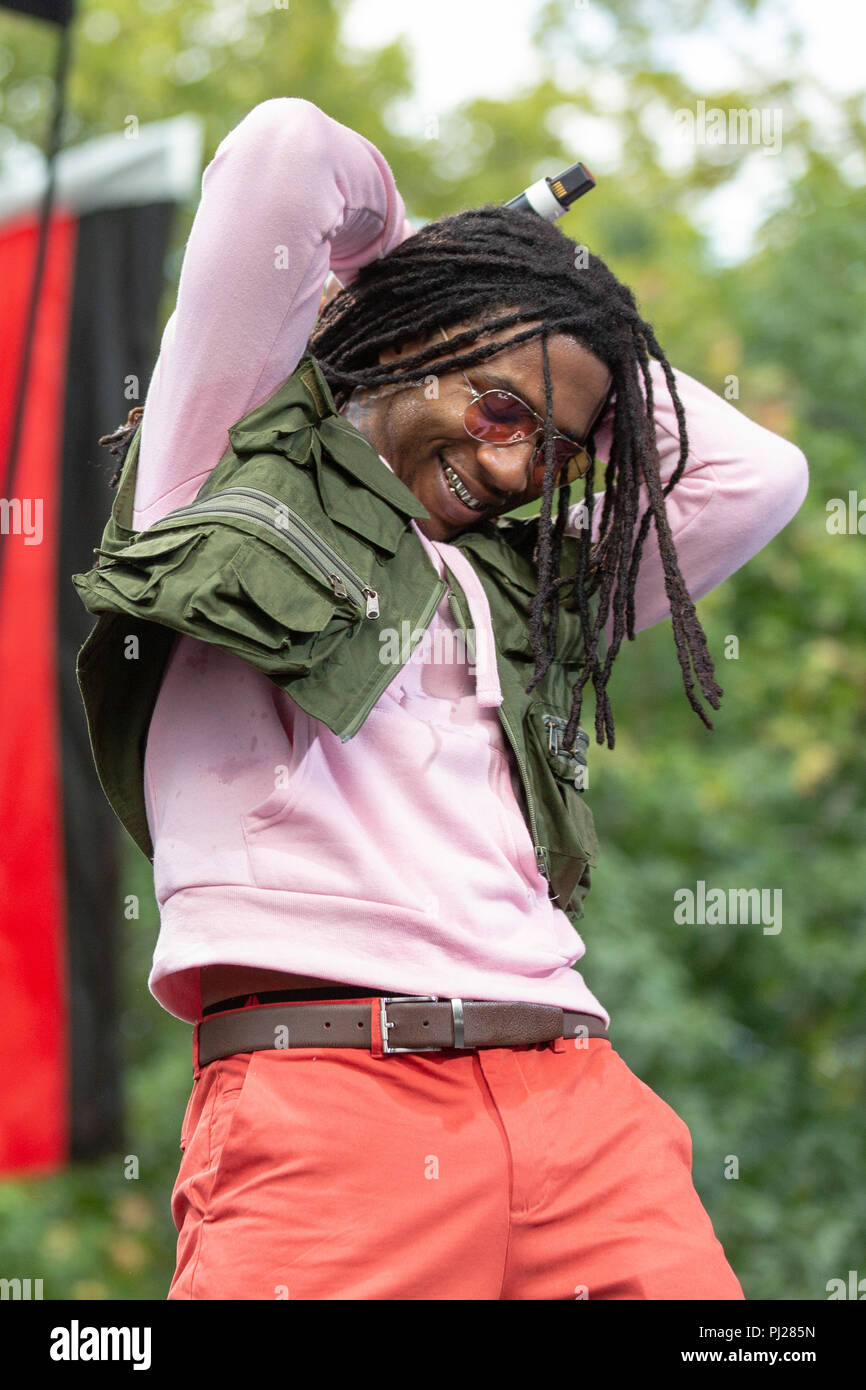 Philadelphia, Pennsylvania, USA. 2nd Sep, 2018. Rapper LIL B (BRANDON ...