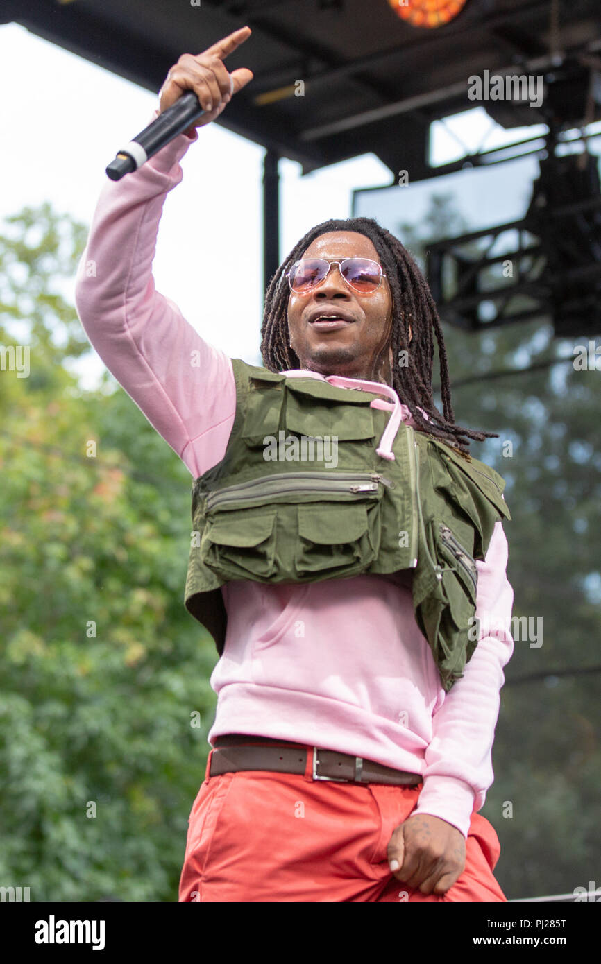 Philadelphia, Pennsylvania, USA. 2nd Sep, 2018. Rapper LIL B (BRANDON ...