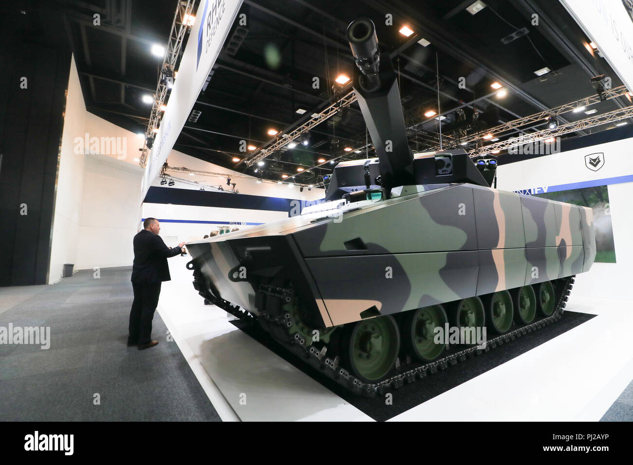 Adelaide Australia. 4th September 2018. The LYNX KF41 Tank by German ...