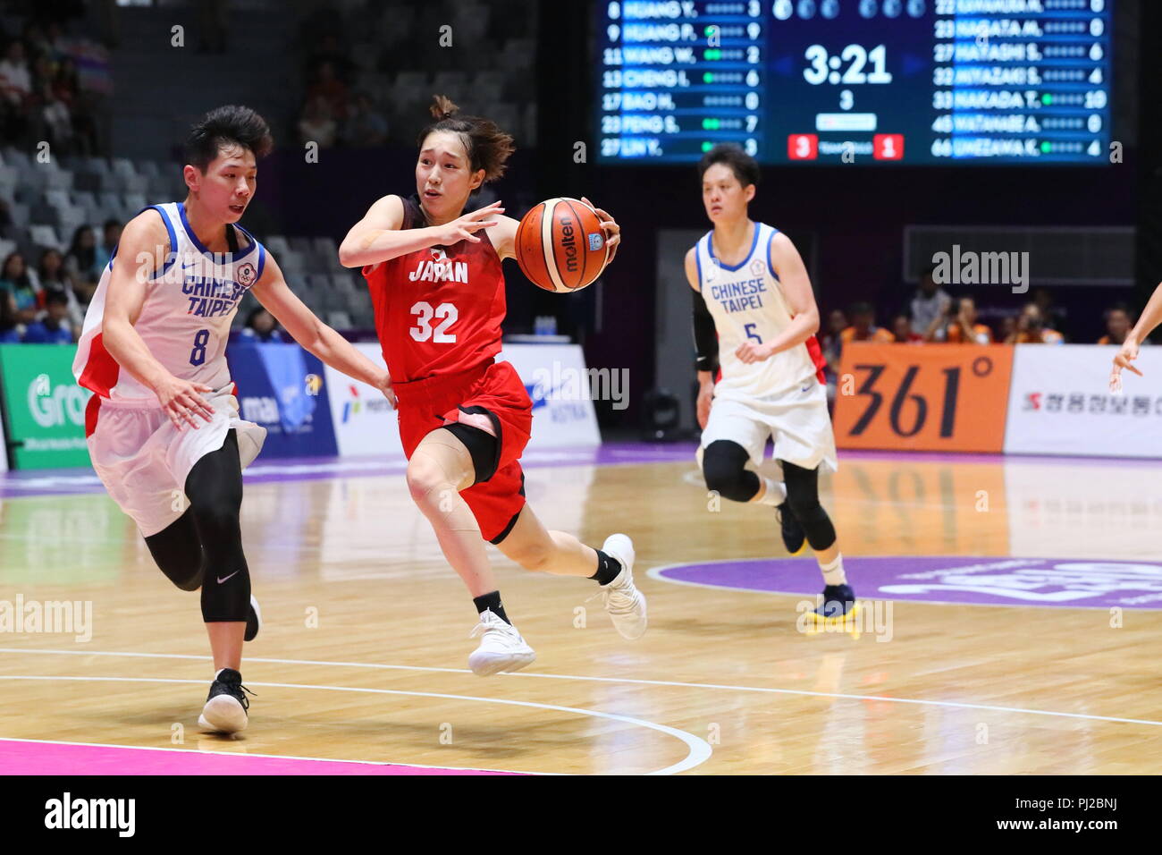 Jakarta, Indonesia. 1st Sep, 2018. Saori Miyazaki (JPN) Basketball : Women's Bronze Medal Match ...