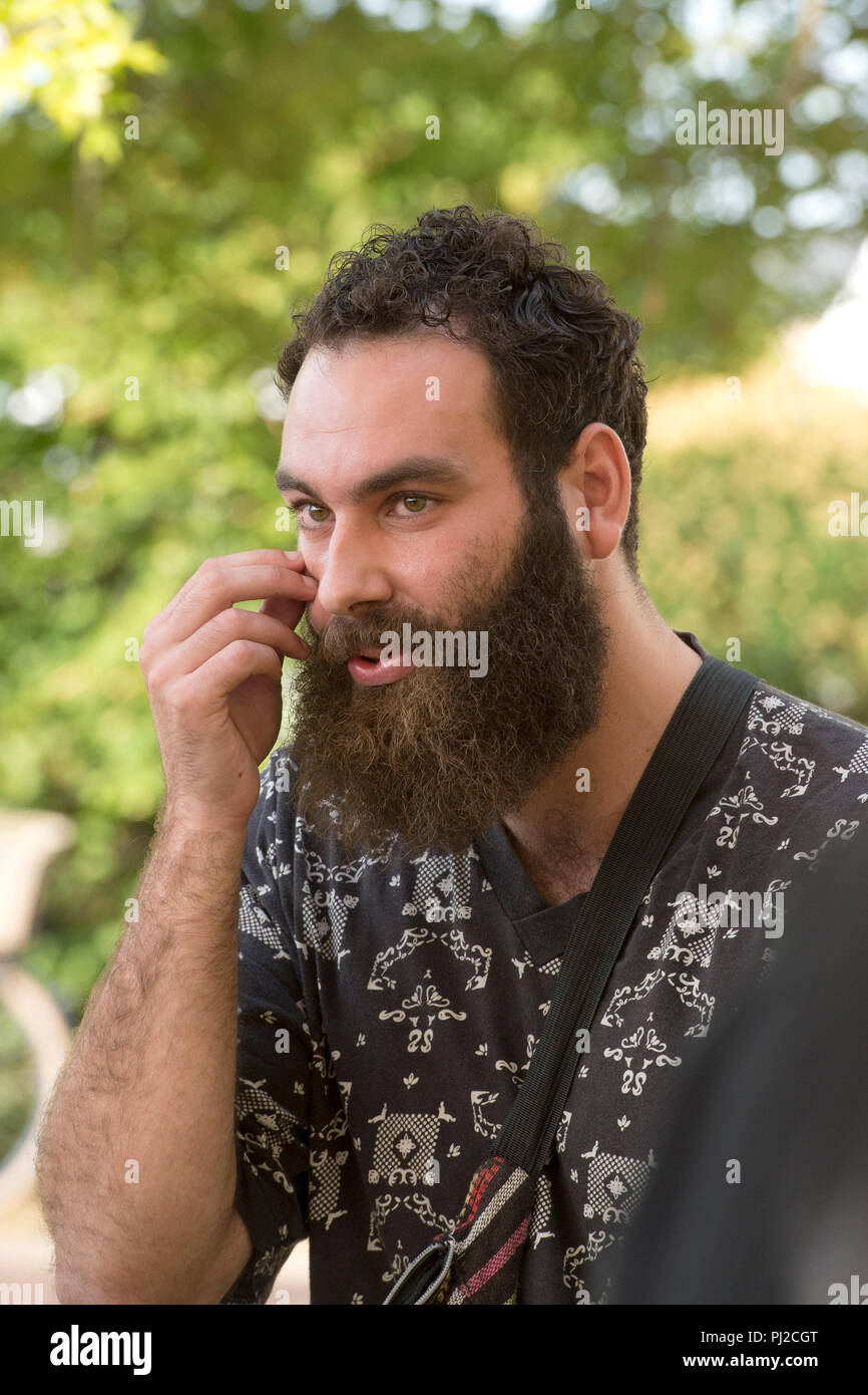 Duesseldorf, Deutschland. 31st Aug, 2018. Dominik BLOH, Author ...