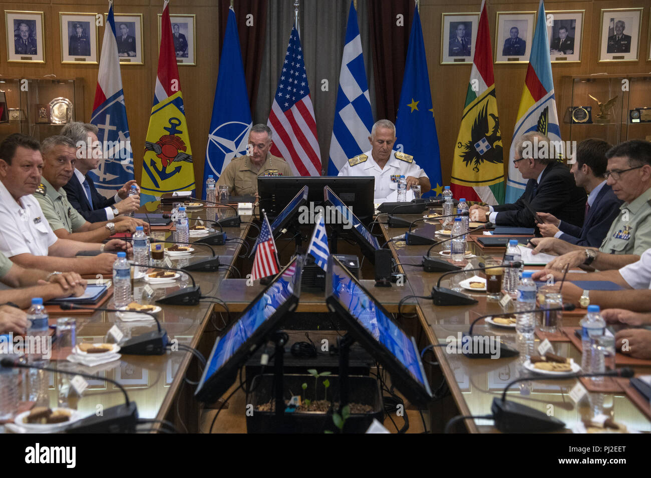 Athens, Greece, Greece. 4th Sep, 2018. Marine Corps Gen. Joe Dunford ...
