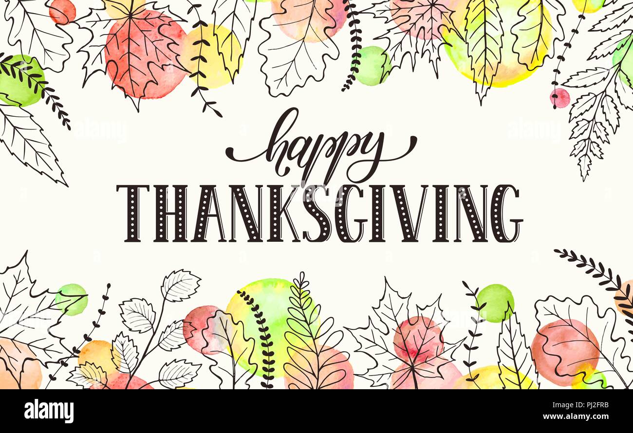 happy thanksgiving poster Stock Vector Image & Art - Alamy