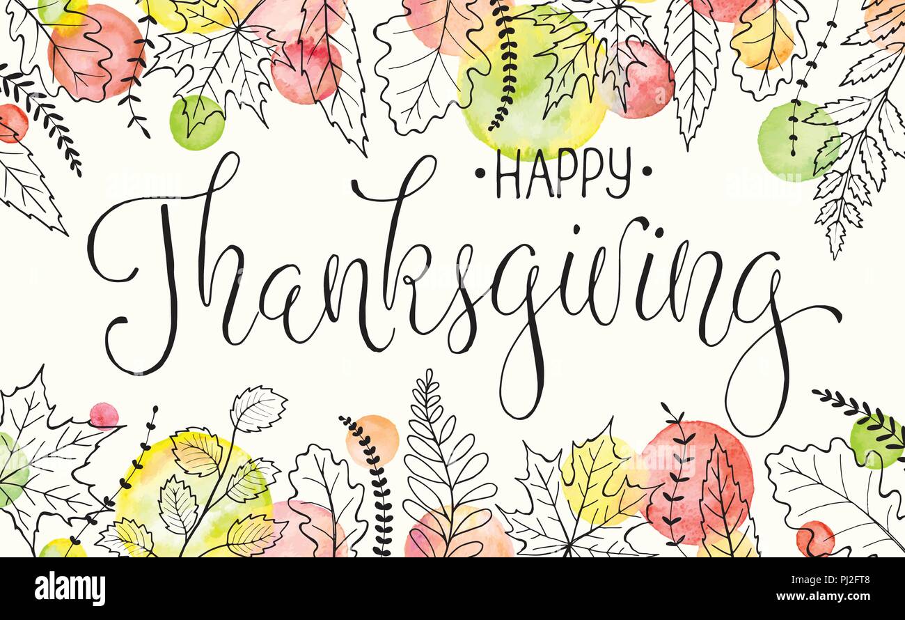 happy thanksgiving poster Stock Vector Image & Art - Alamy