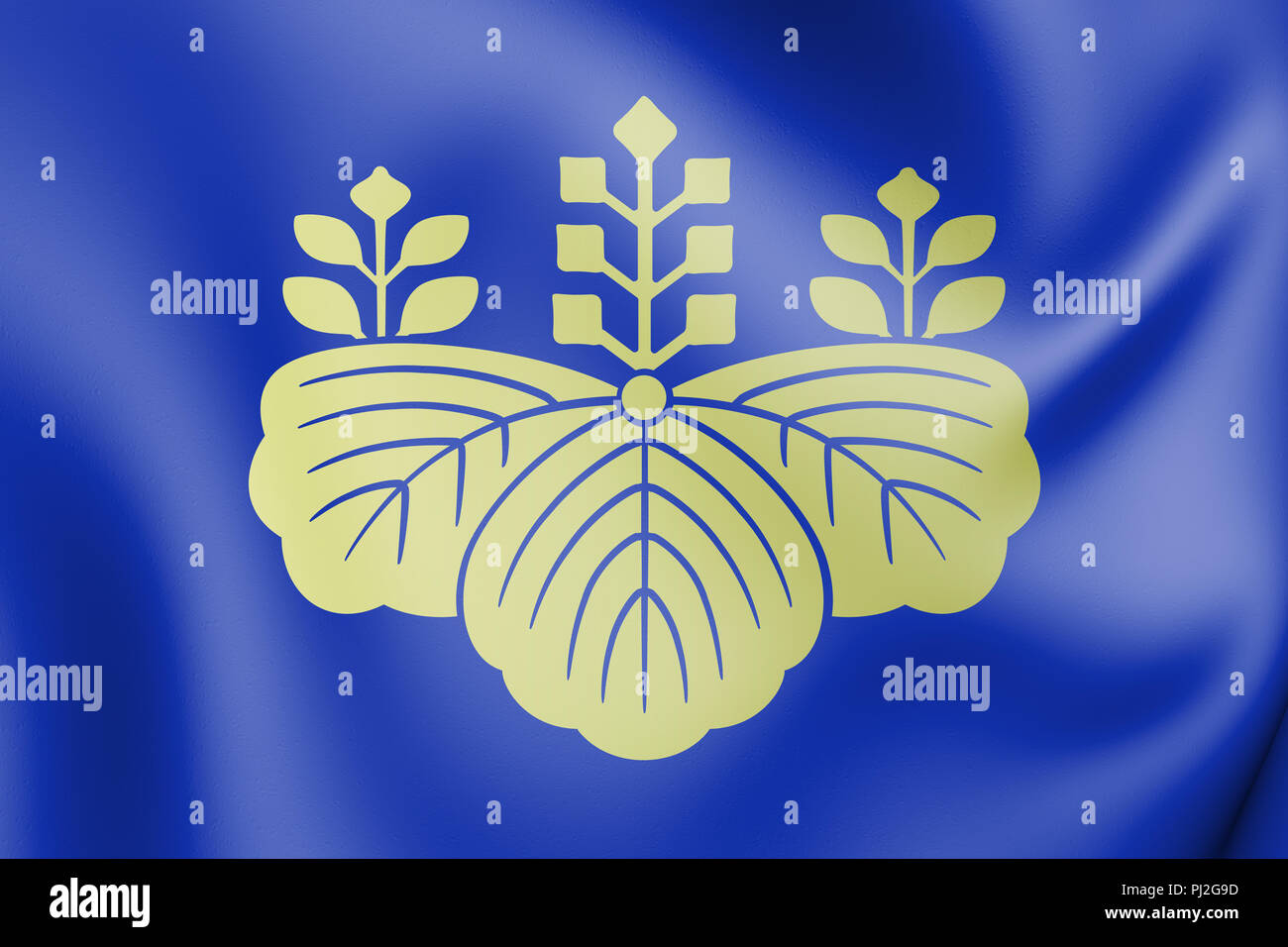 3D Crest for the Japanese Government. 3D Illustration Stock Photo - Alamy