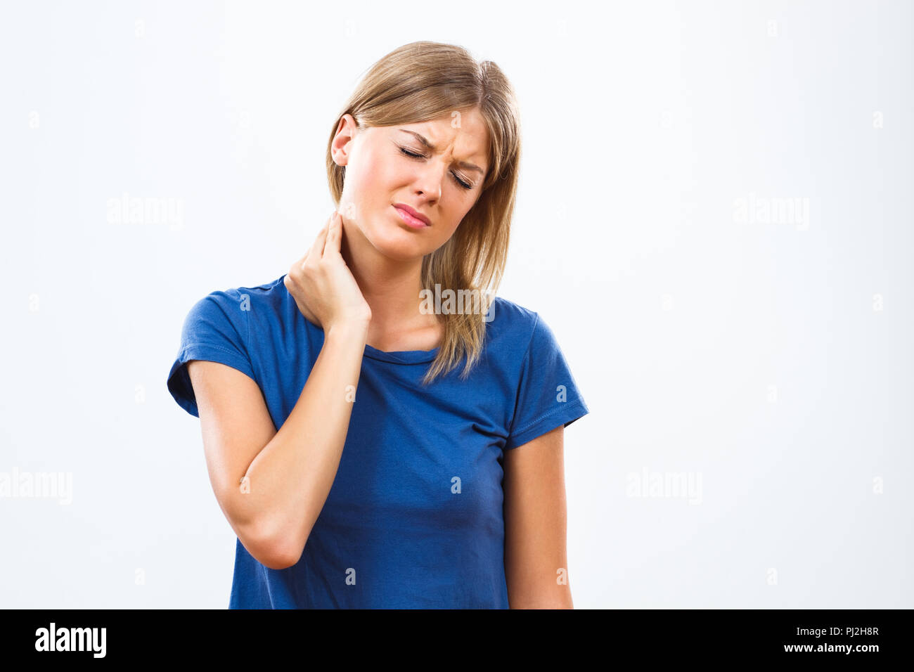 Neck pain injury studio hi-res stock photography and images - Alamy