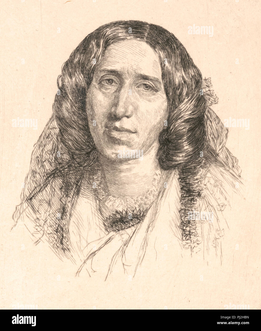 George Eliot, Mary Anne Evans (1819 – 1880), known by her pen name ...
