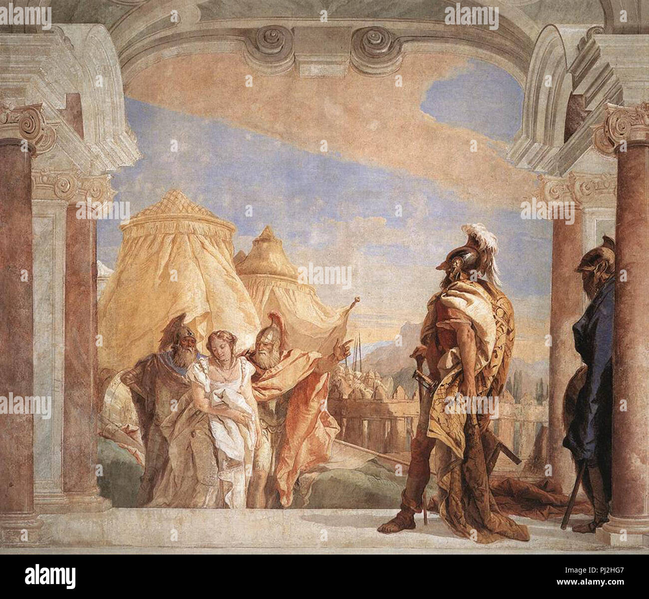 Achilles And Briseis Painting