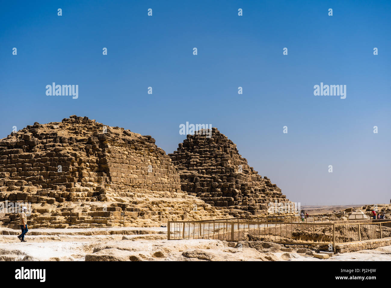 Little pyramids Giza, Cairo, Egypt Stock Photo - Alamy