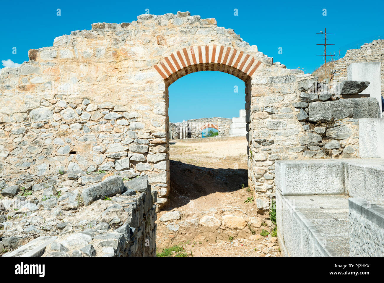 Ancient Philippi, Filippoi, Eastern Macedonia and Thrace, Greece Stock ...