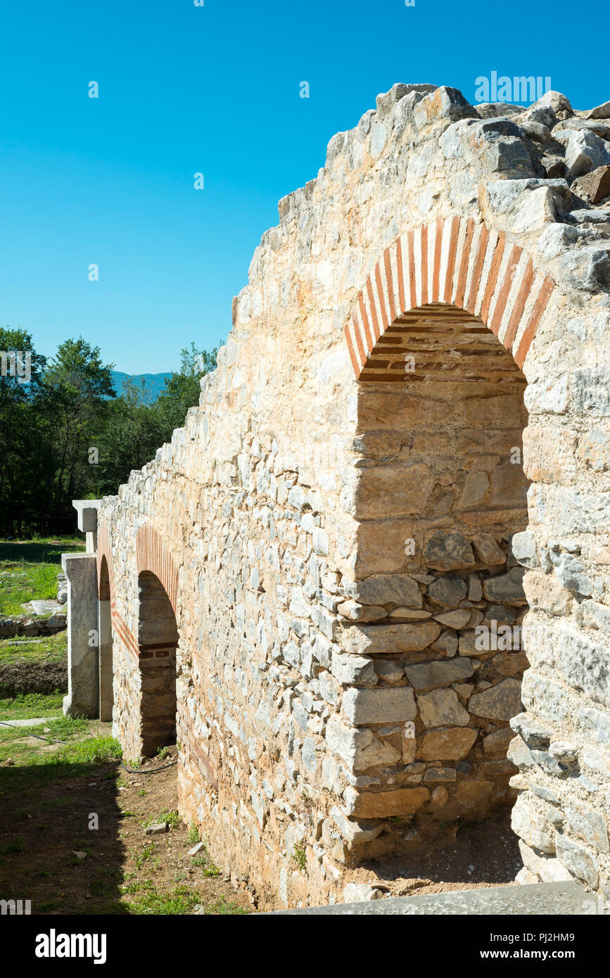 Ancient Philippi, Filippoi, Eastern Macedonia and Thrace, Greece Stock ...