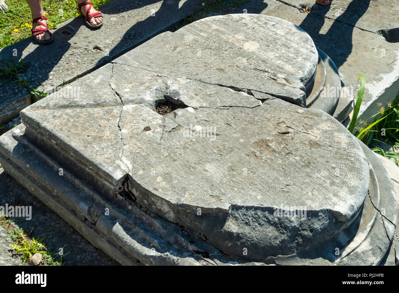 Ancient Philippi, Filippoi, Eastern Macedonia and Thrace, Greece Stock ...