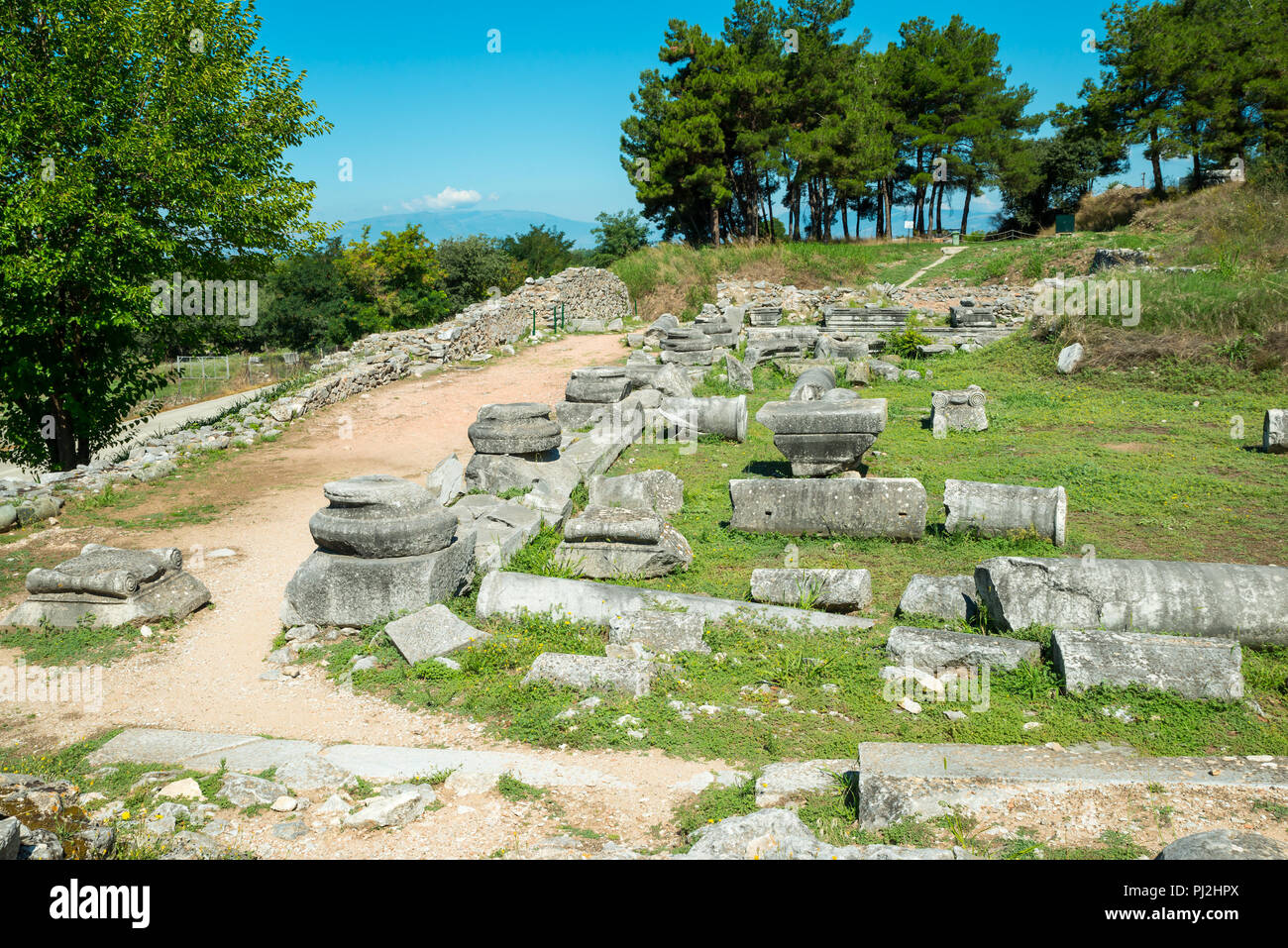 Ancient Philippi, Filippoi, Eastern Macedonia and Thrace, Greece Stock ...