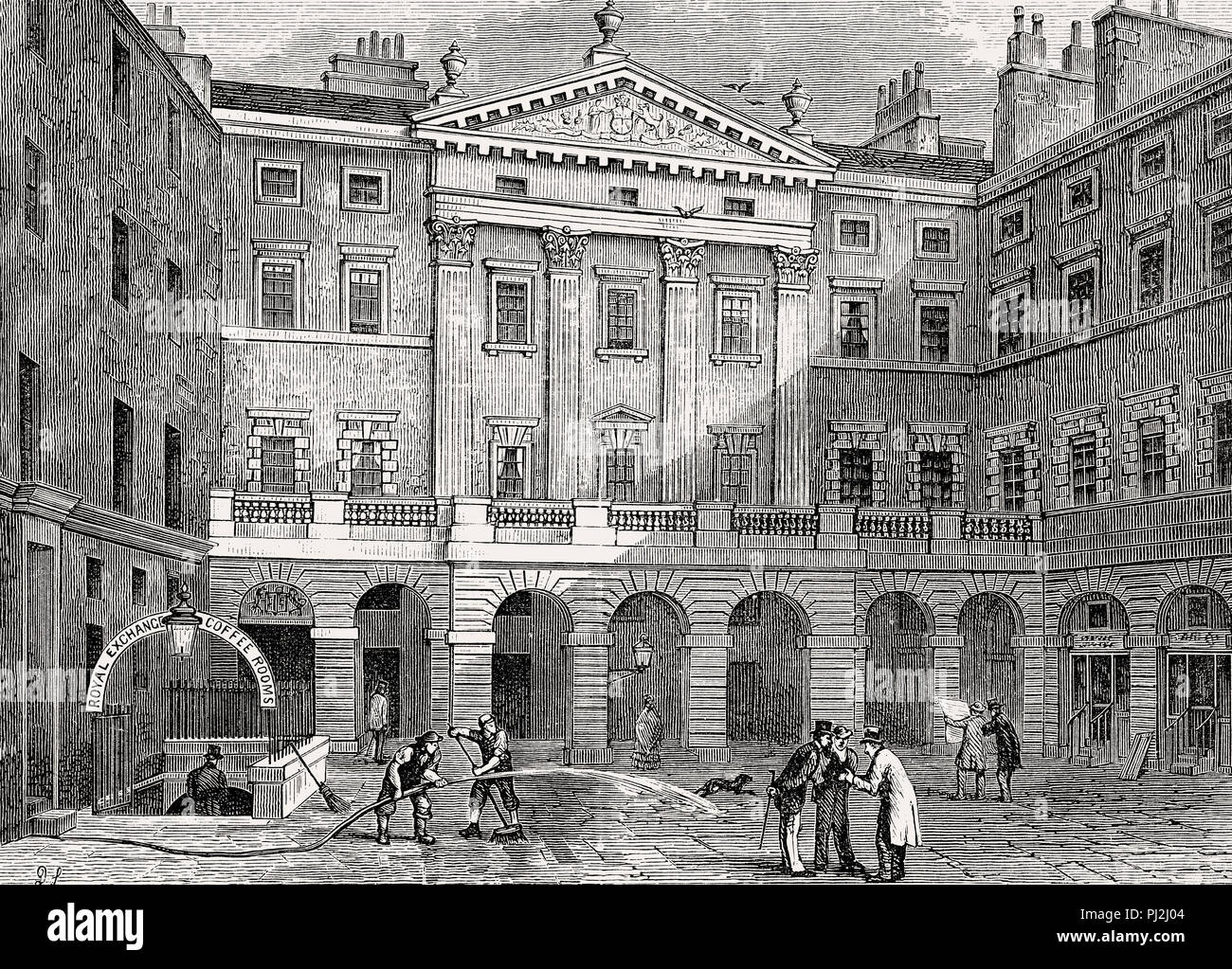 The Royal Exchange, Edinburgh, Scotland,19th century Stock Photo - Alamy