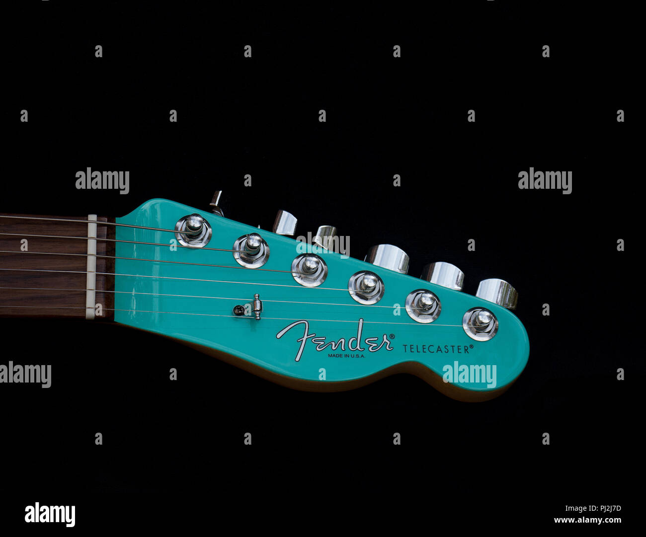 Fender headstock hi-res stock photography and images - Alamy
