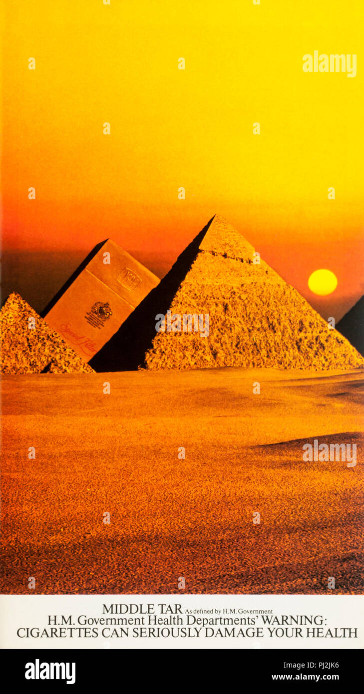 1970s advertisement advertising Benson and Hedges Special Filter ...