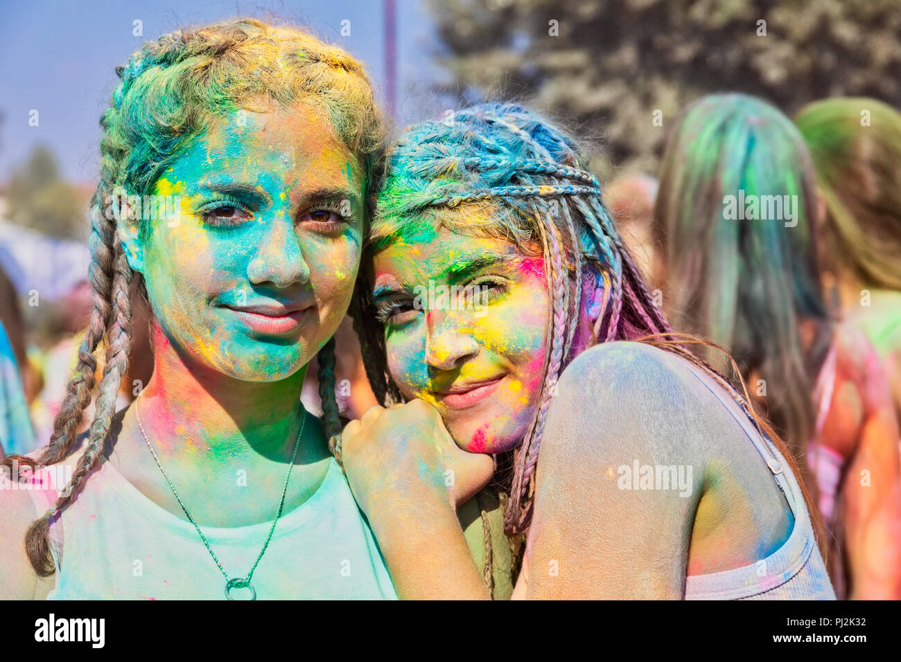 Happy colour hi-res stock photography and images - Alamy