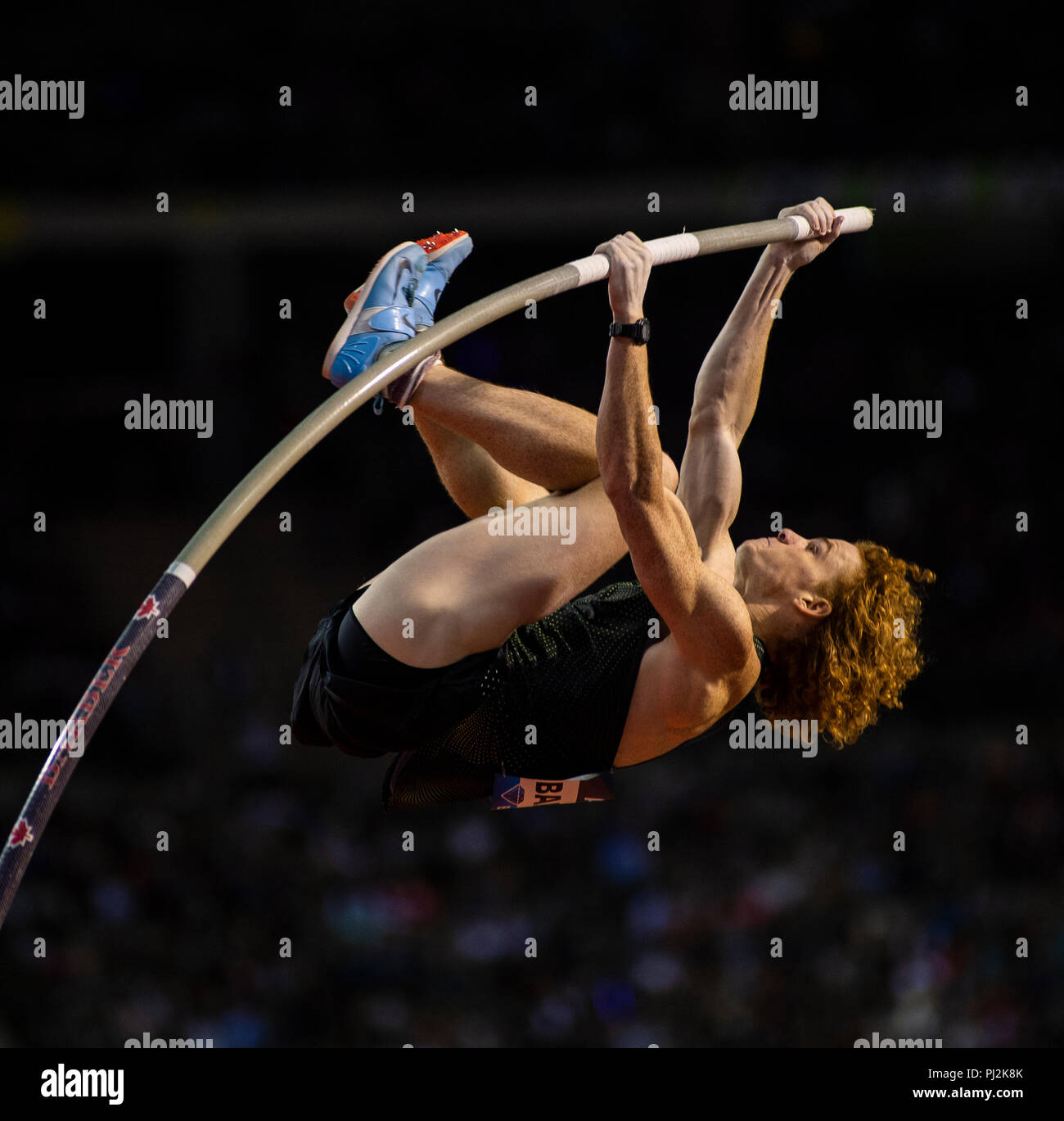 BRUSSELS - BELGIUM, 31 AUG 18. Shawnacy Barber of Canada competing in ...