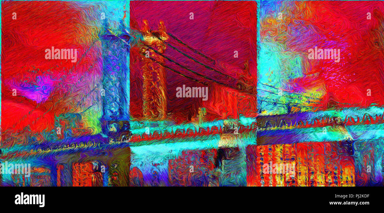 Modern Abstract, Vincent Van Gogh style Stock Photo - Alamy