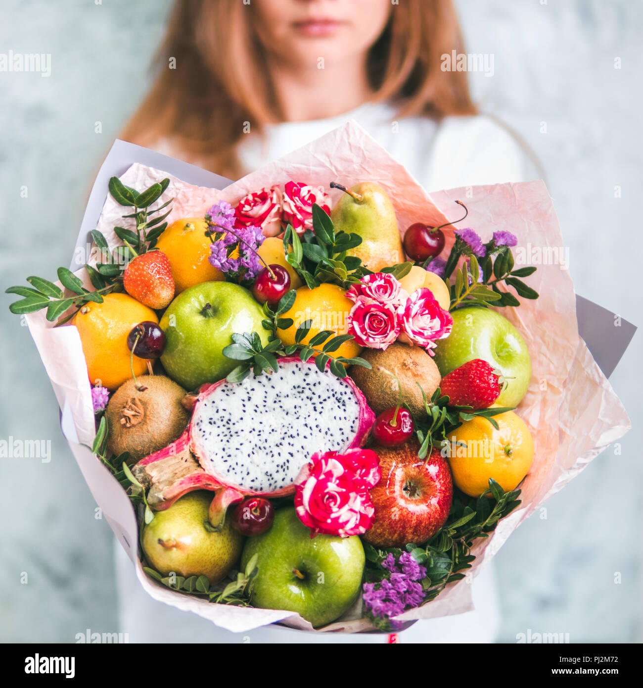 Dragon Fruit Flower Bouquet