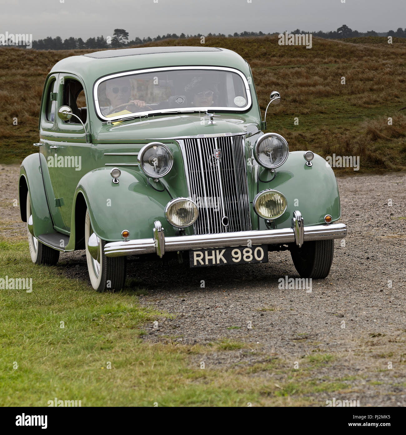 British Ford built V8 Pilot post-war classic 4-door flagship saloon car ...