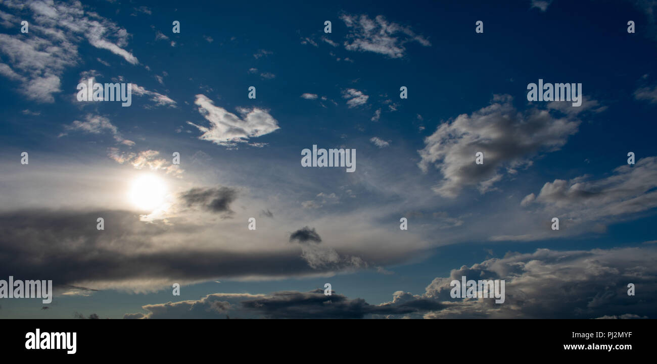 Blue colors and bright white backlight hi-res stock photography and ...