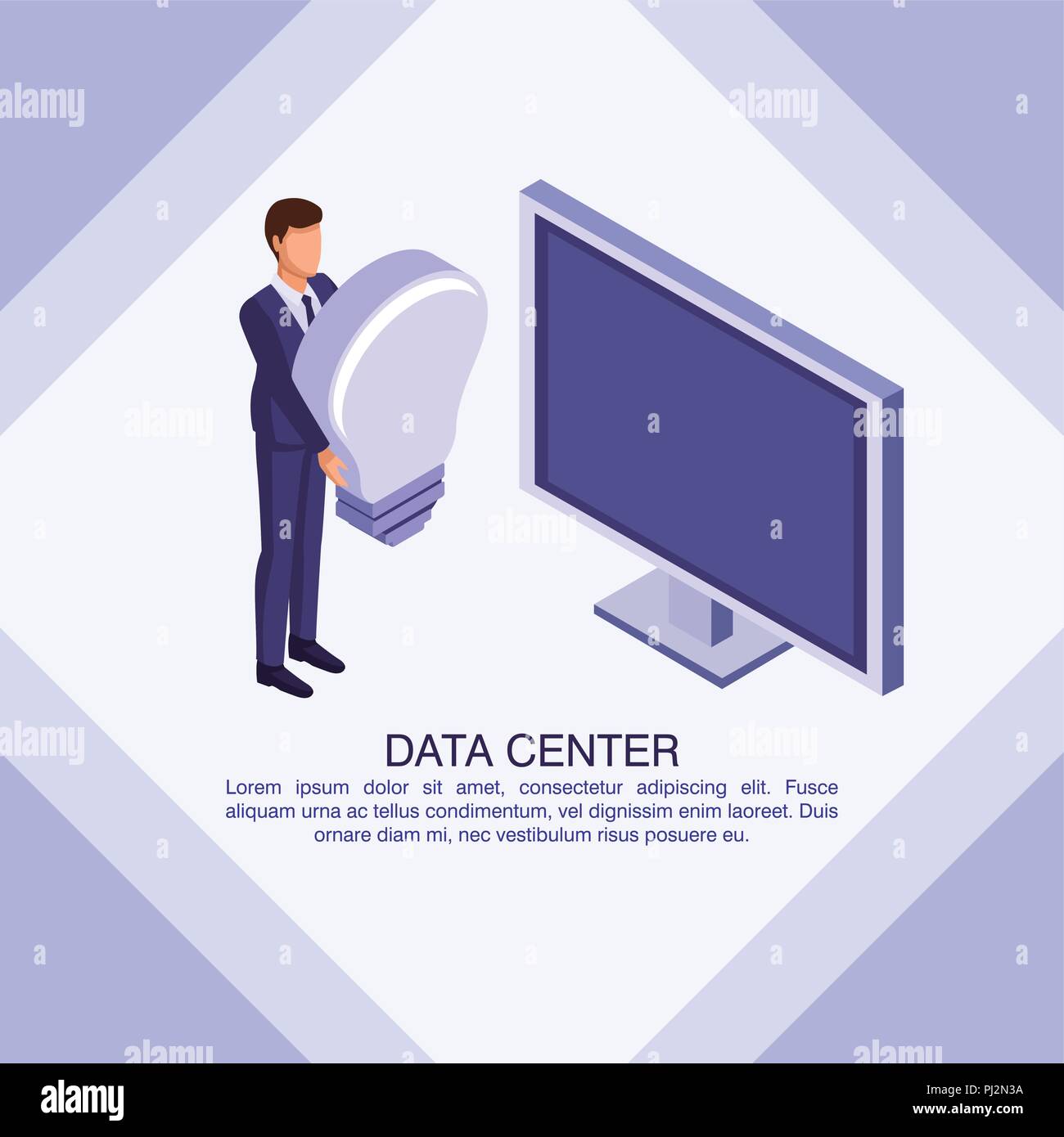 Data center poster with informaton Stock Vector Image & Art - Alamy