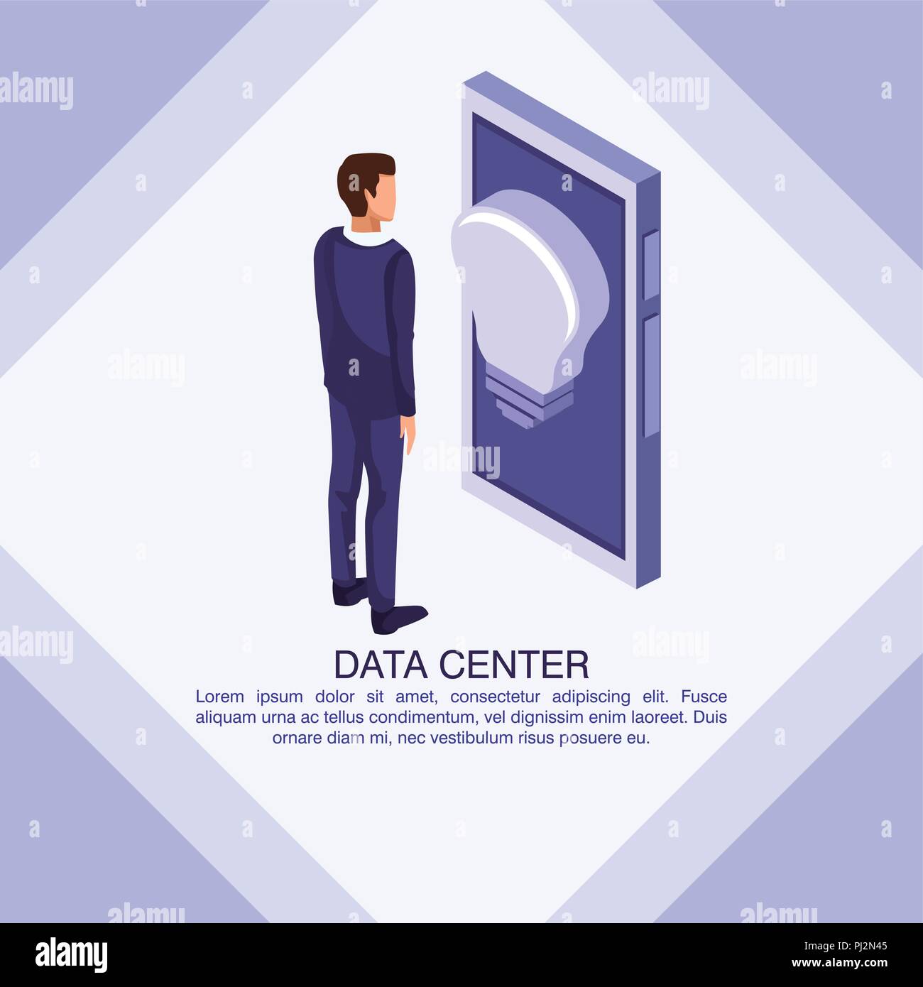 Data center poster with informaton Stock Vector Image & Art - Alamy