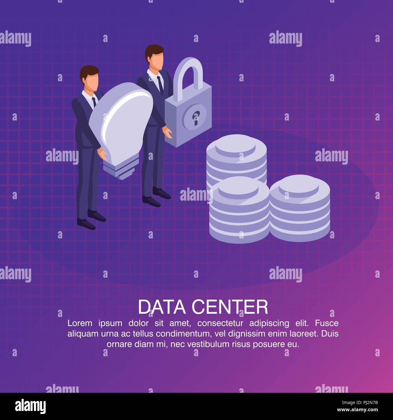 Data center poster with informaton Stock Vector Image & Art - Alamy