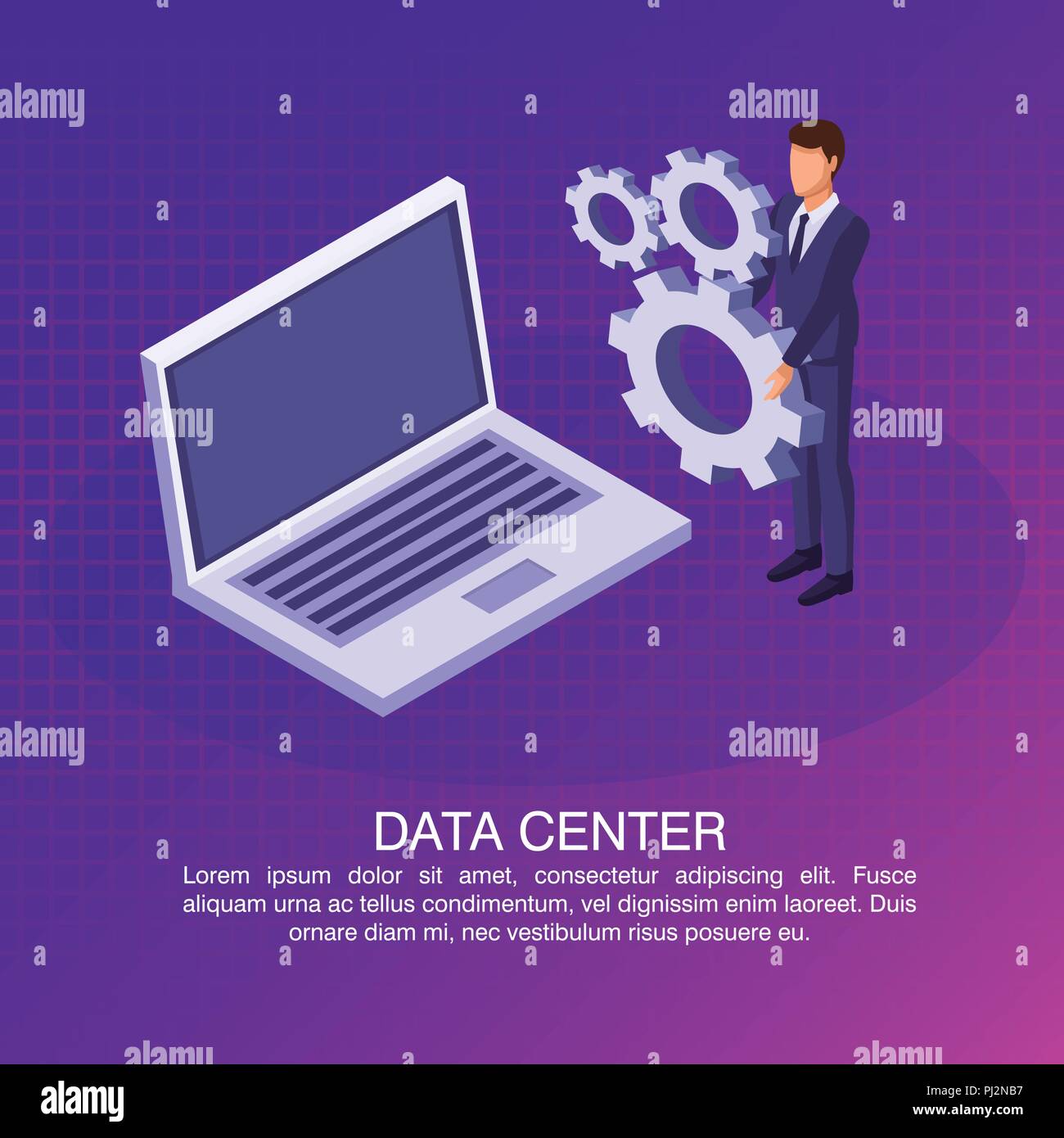 Data center poster with informaton Stock Vector Image & Art - Alamy