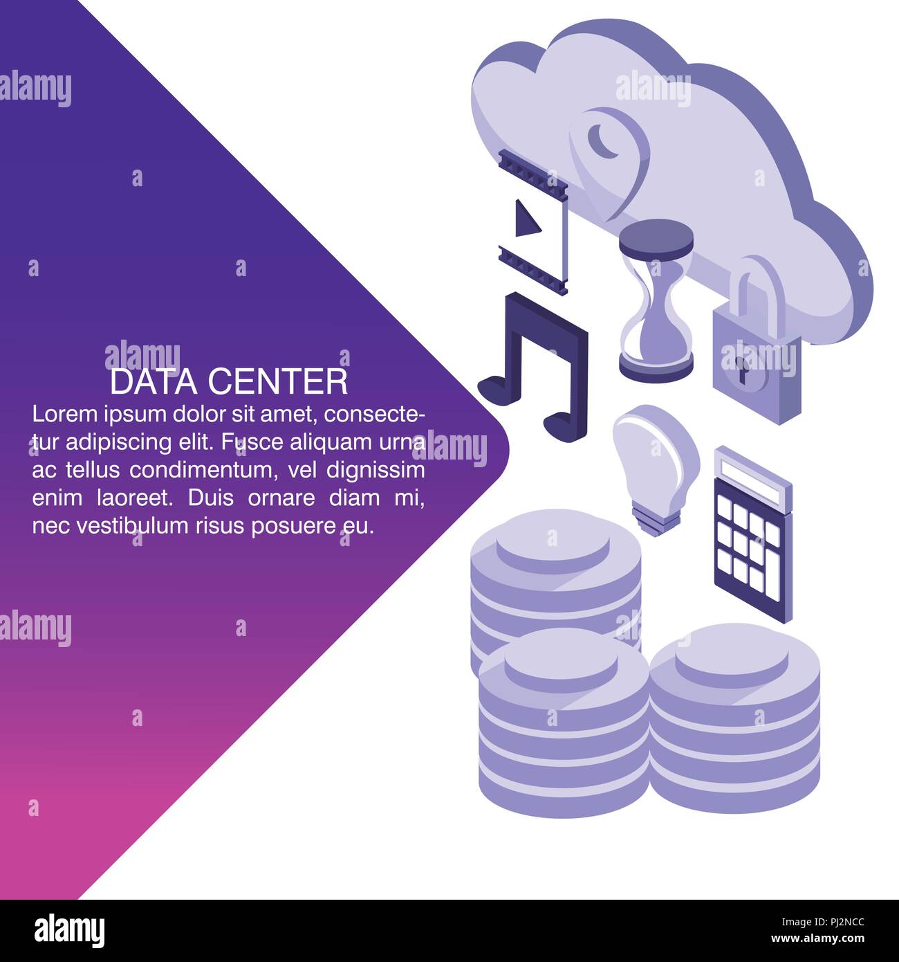 Data center poster with informaton Stock Vector Image & Art - Alamy