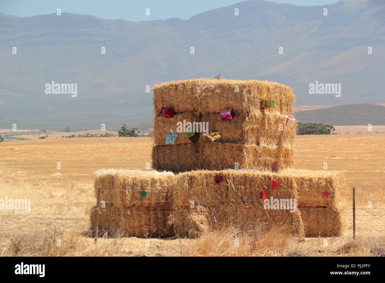 Harvest hay bails hi-res stock photography and images - Alamy