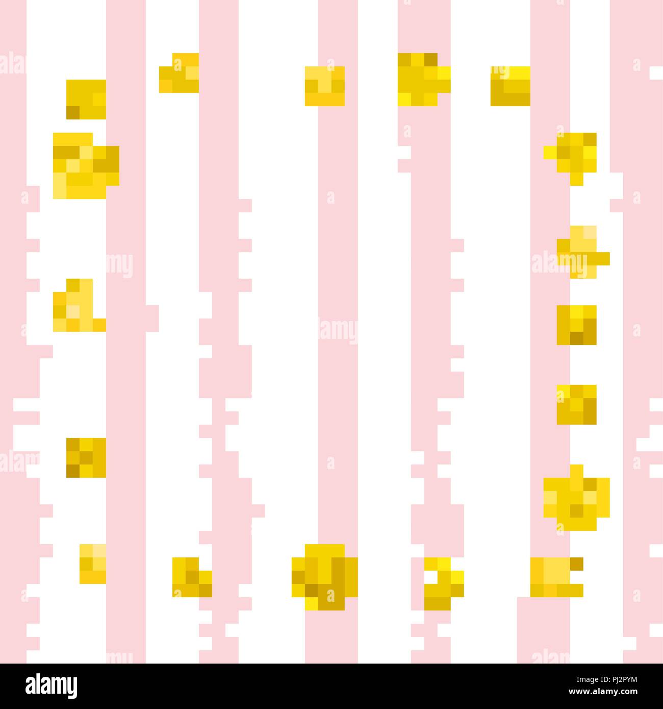 Gold glitter confetti with dots Stock Vector Image & Art - Alamy