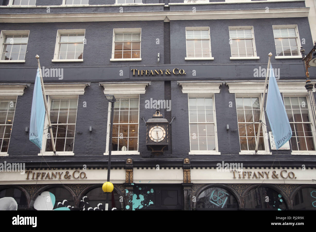 The Tiffany & Co store on New Bond Street, London. PRESS ASSOCIATION ...