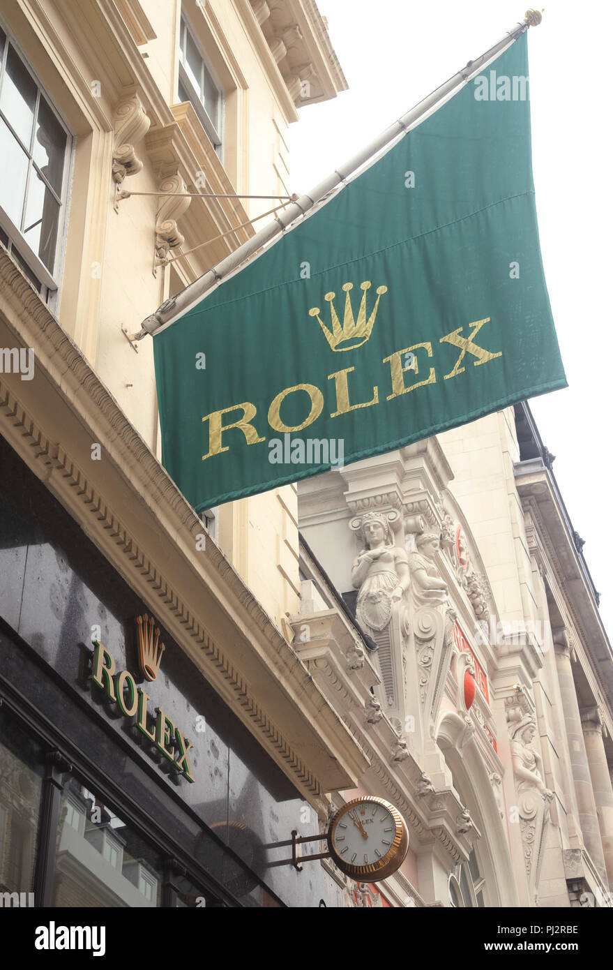 The rolex store on new bond street hi-res stock photography and images ...