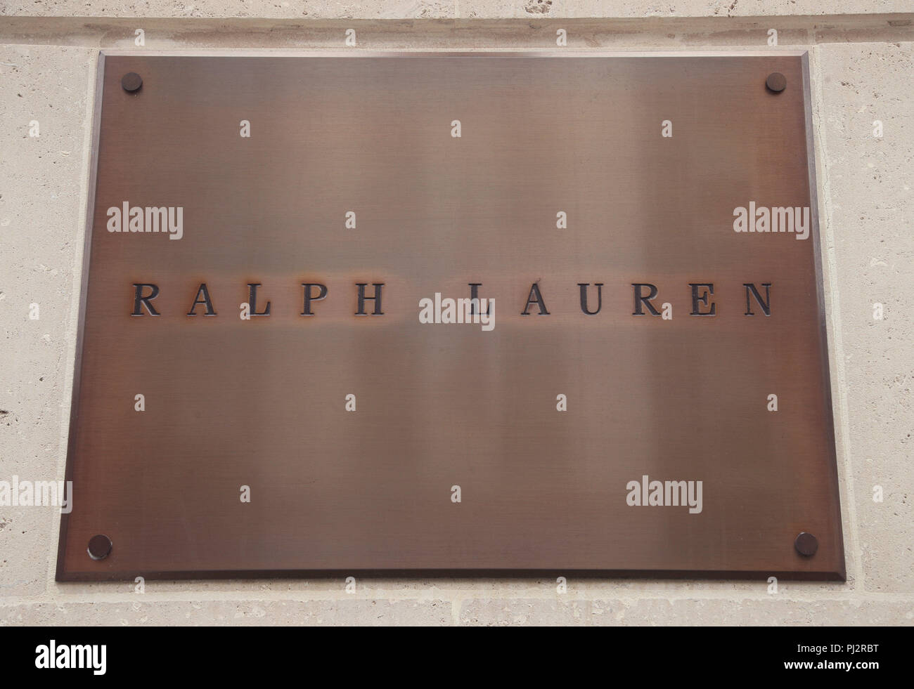 The Ralph Lauren store on New Bond Street, London. PRESS ASSOCIATION ...