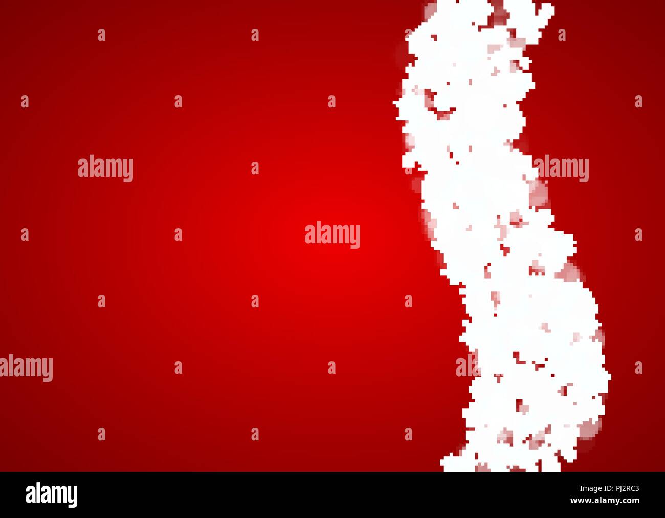 Red in snow Stock Vector Images - Alamy