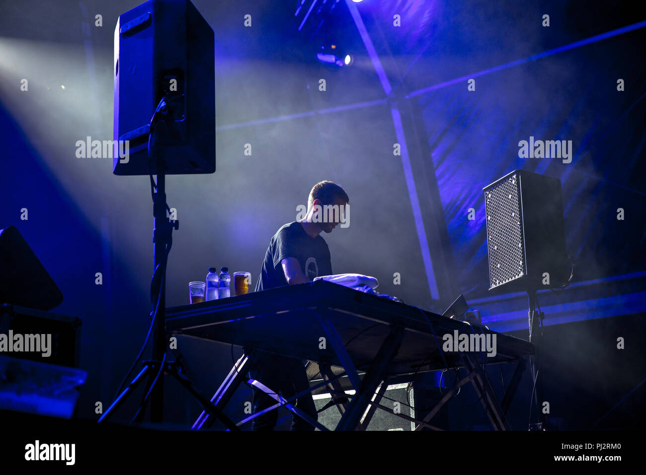 BARCELONA - JUL 2: Lindstrom (electronic band) perform in concert at ...
