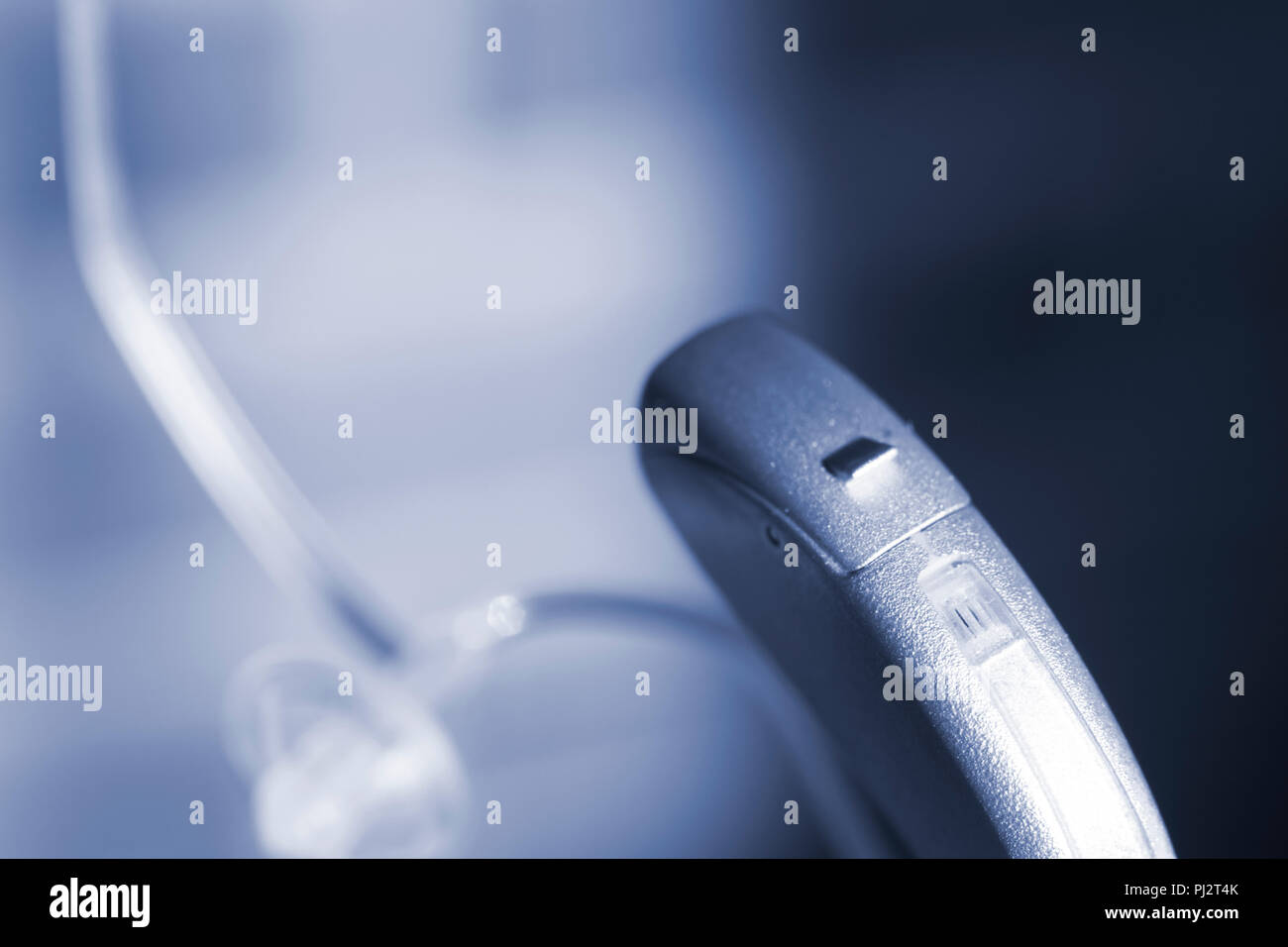 Audiophone modern high technology deafness equipment in the ear digital ...