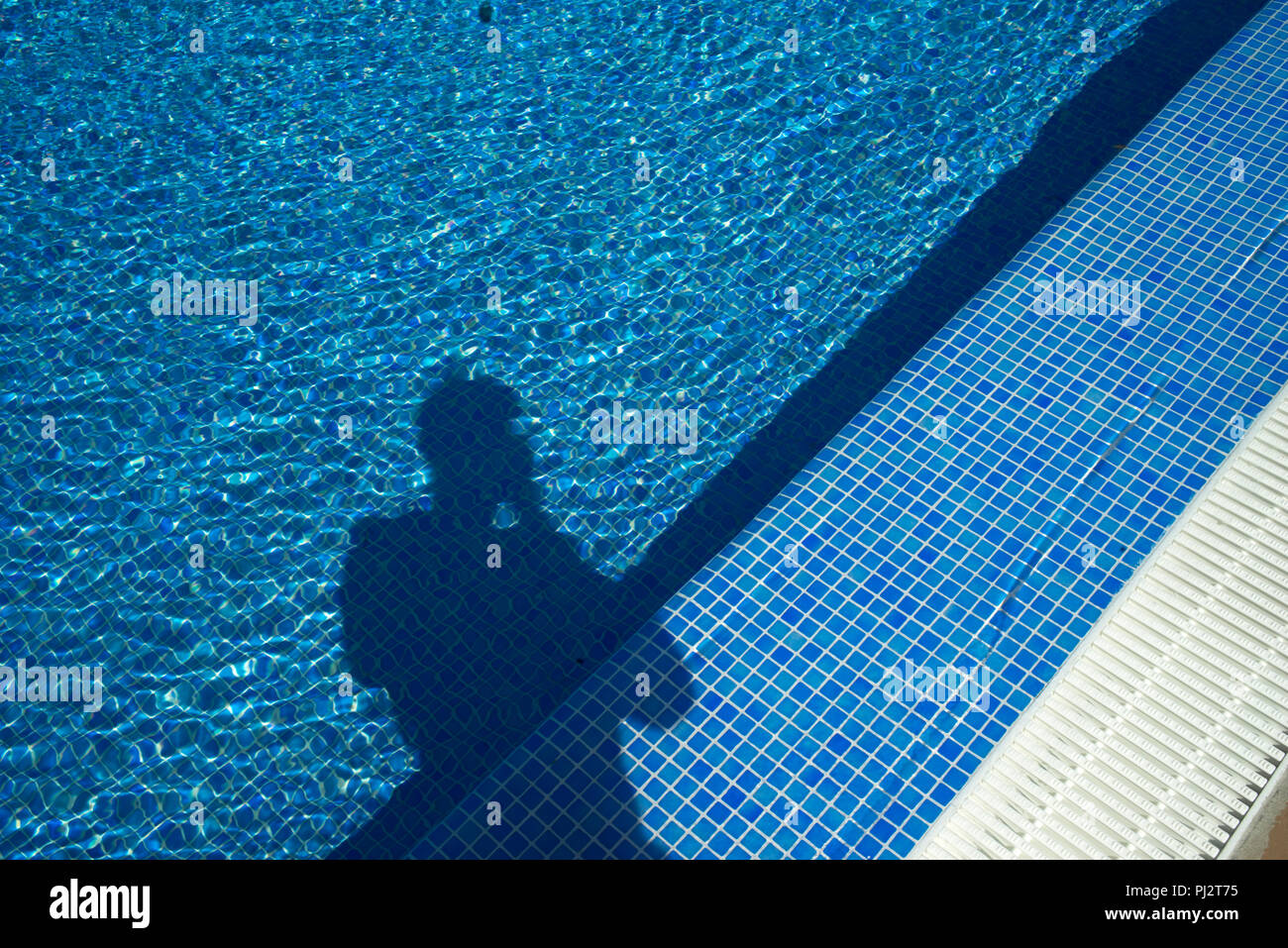 Summer outdoor swimming pool in luxury resort hotel garden Stock Photo ...
