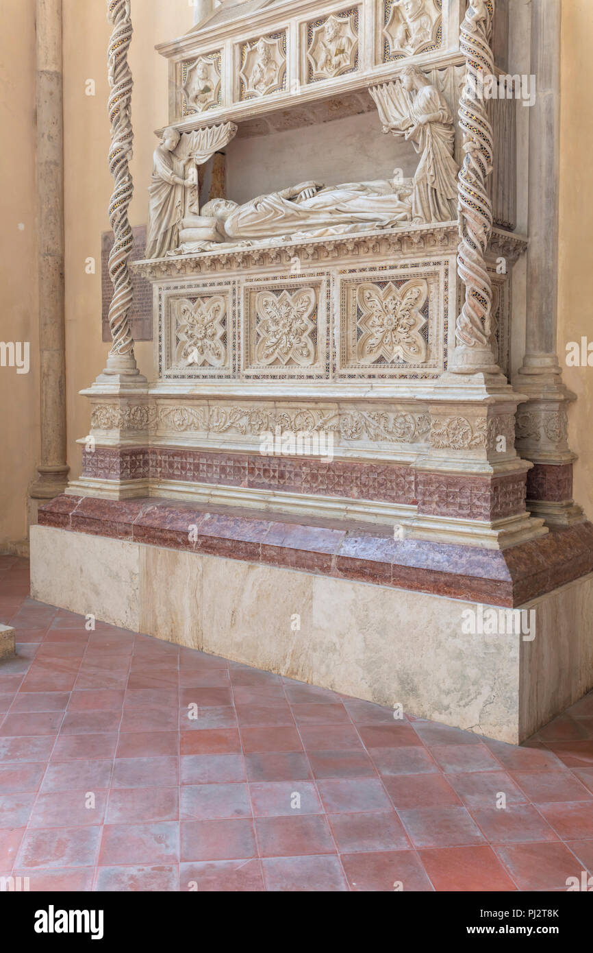 Funerary monument to Pope Benedict XI, San Domenico abbey church ...