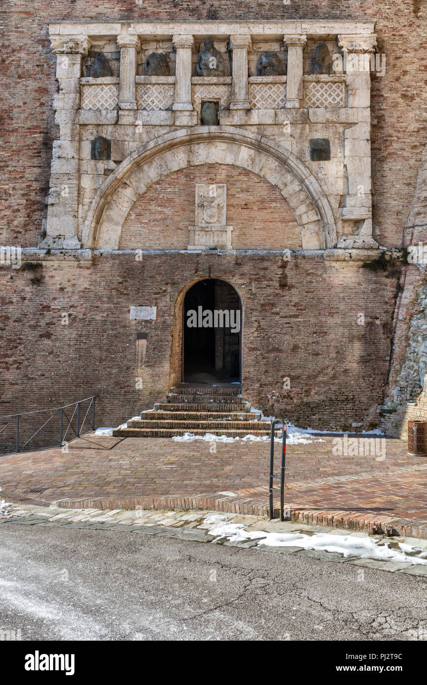 Rocca Paolina fortress (16th century), Perugia, Umbria, Italy Stock ...