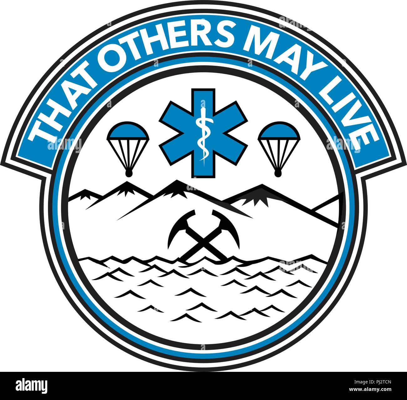 Pararescue symbol hi-res stock photography and images - Alamy