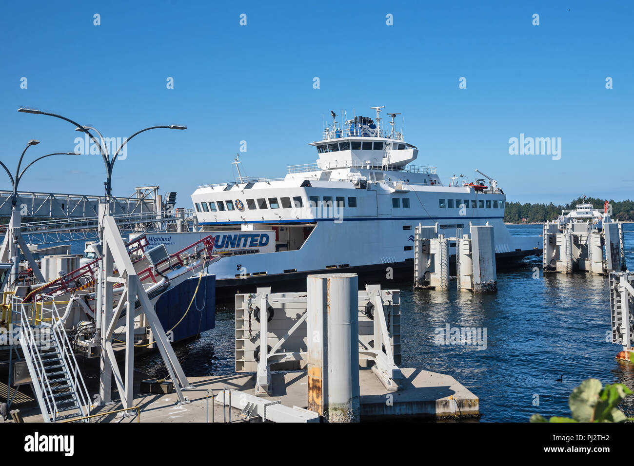 Ferryboat, Ferry Terminal, Victoria- Vancouver , Canada Stock Photo - Alamy